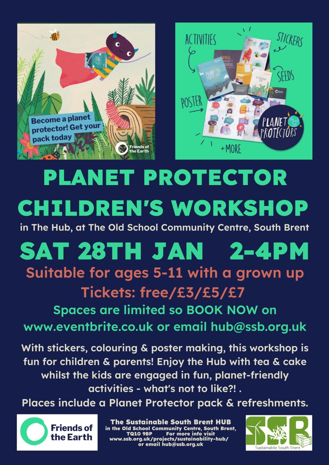 Children’s Planet Protector Workshop – Sustainable South Brent