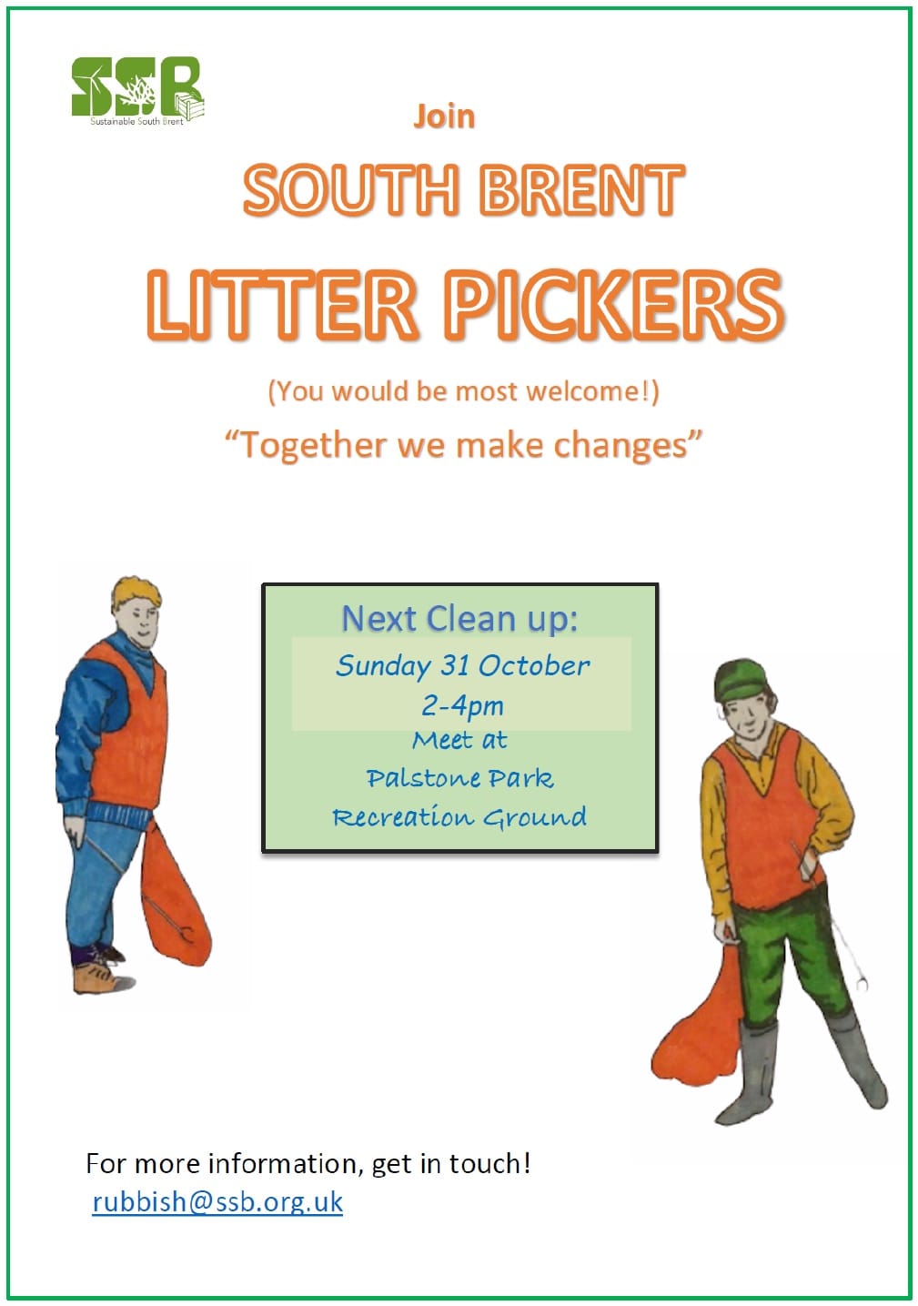 Community Litter Pick – Sustainable South Brent